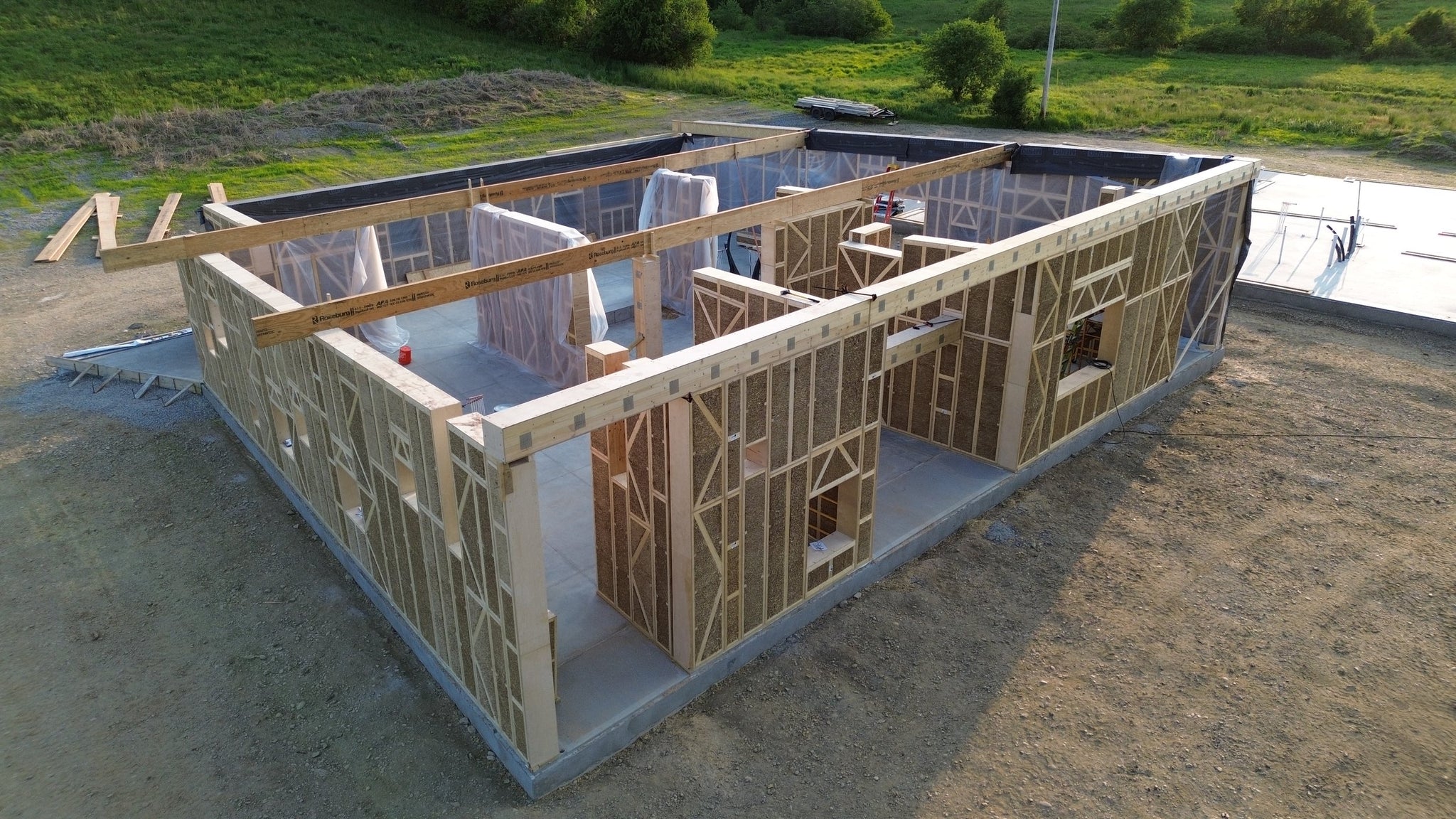 Straw Home Construction THE COST OF BUILDING A STRAW HOUSE** I'm A